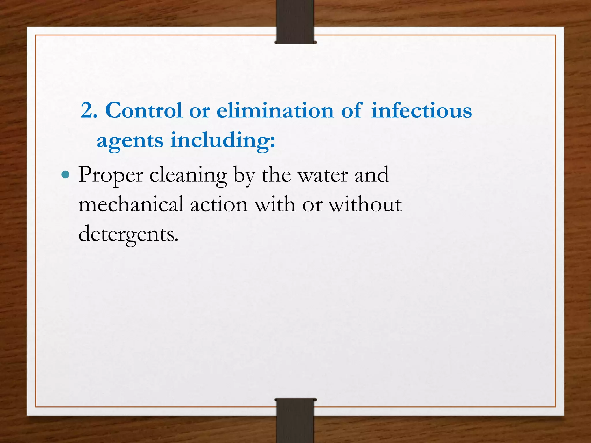 Infection control in clinical settings | PPTX