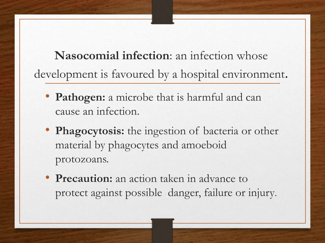 Infection control in clinical settings | PPTX