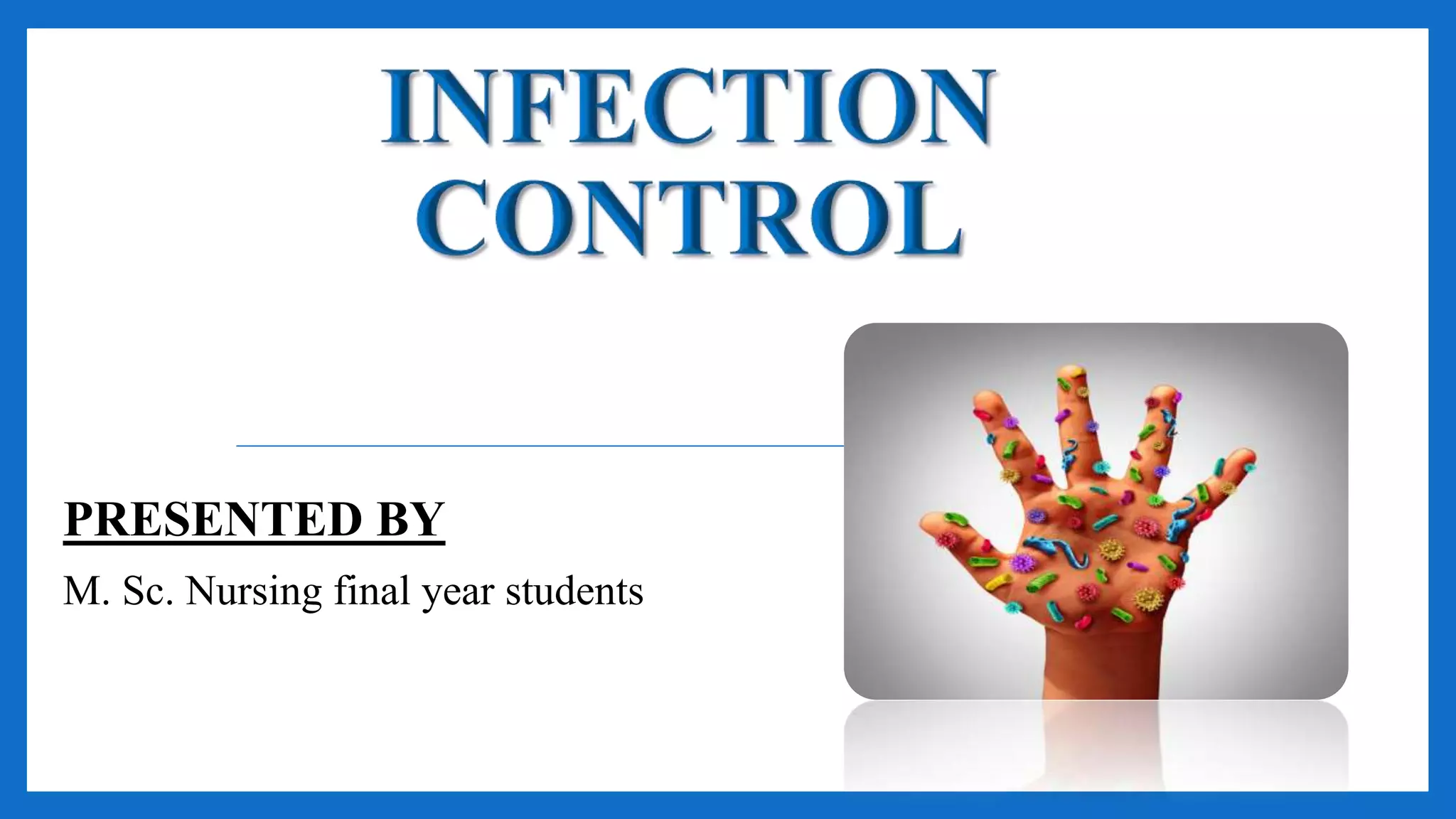 infection control | PPTX