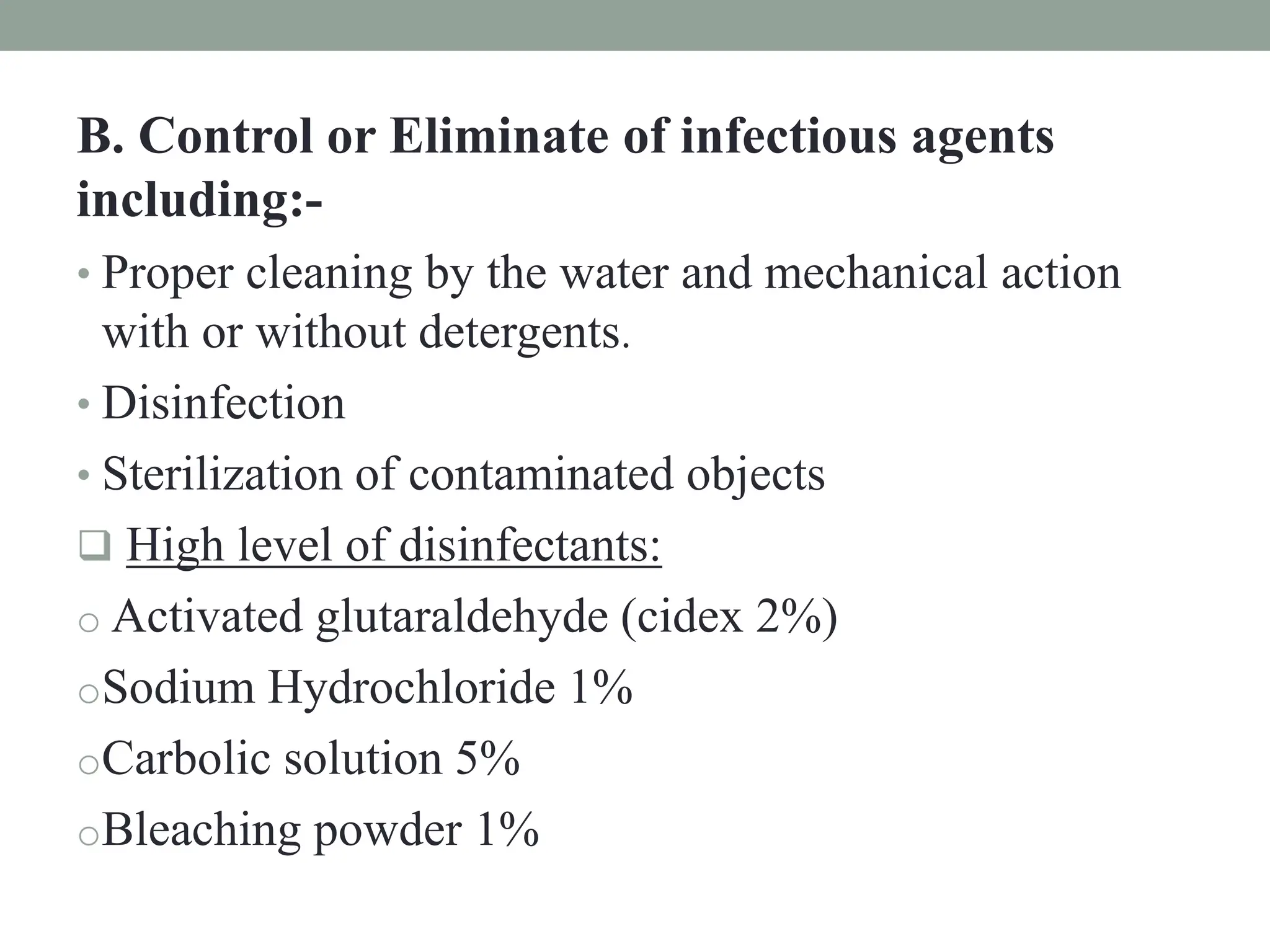 infection control in the health care setting | PPTX