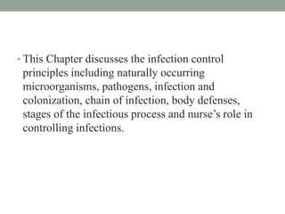 infection control in the health care setting | PPTX