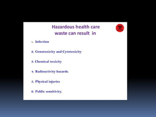infection control.pptx --biomedical waste management | PPTX