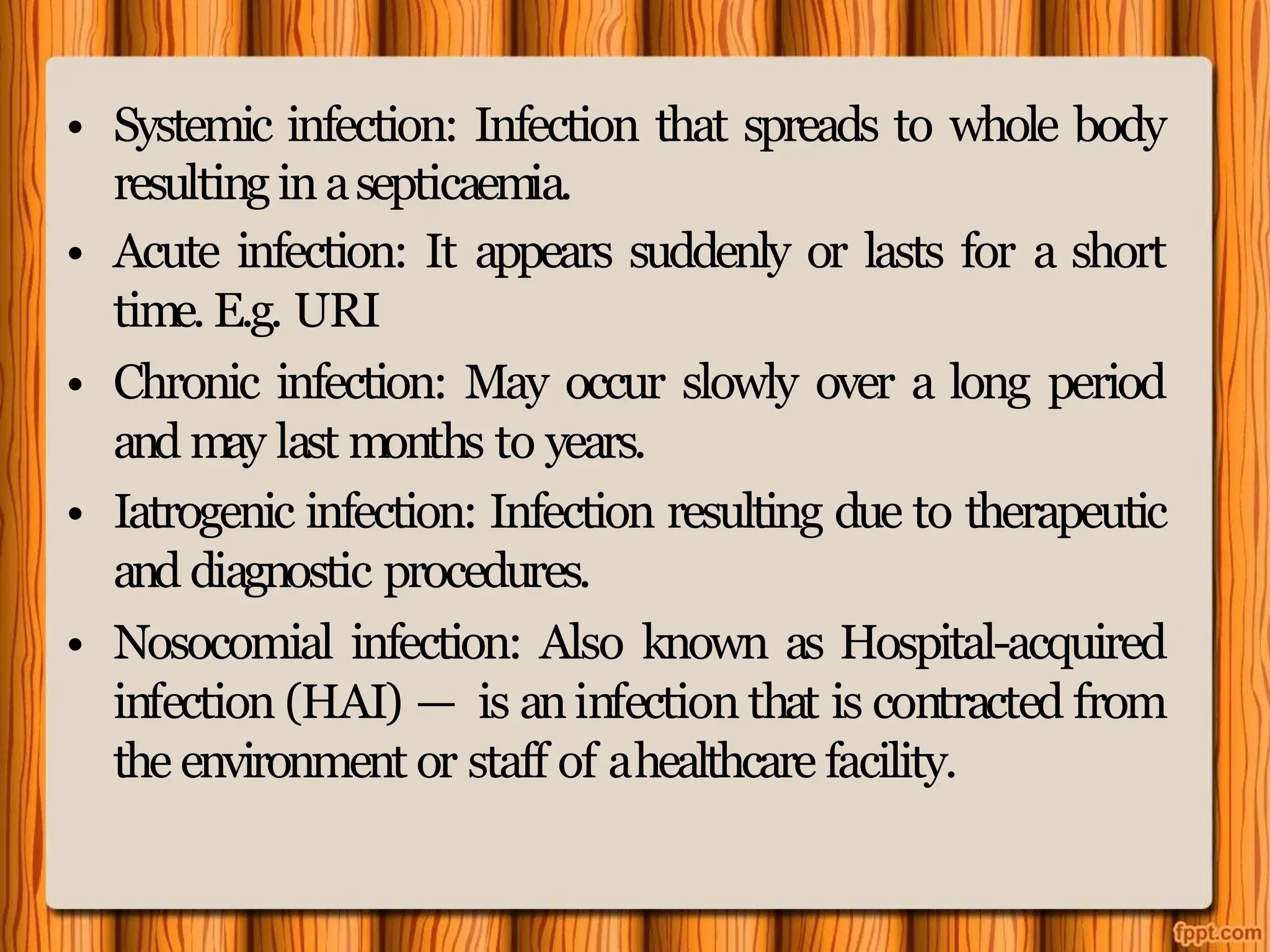 Infection Control. Bsc nursing ppt for students for nursing foundation ...