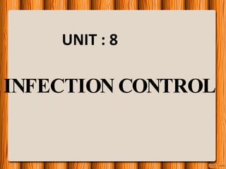 Infection Control. Bsc nursing ppt for students for nursing foundation ...