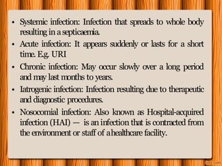 Infection Control. Bsc nursing ppt for students for nursing foundation ...