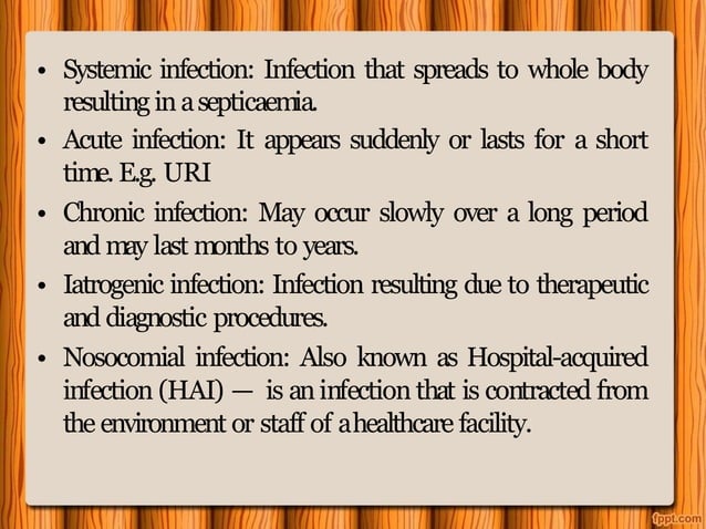 Infection Control. Bsc nursing ppt for students for nursing foundation ...