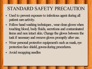 Infection Control. Bsc nursing ppt for students for nursing foundation ...