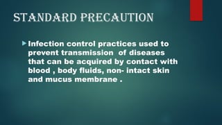 Infection control.pptx in hospital settings | PPTX