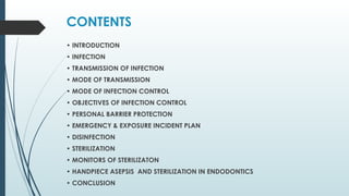 infection control.powerpoint presentation. | PPTX