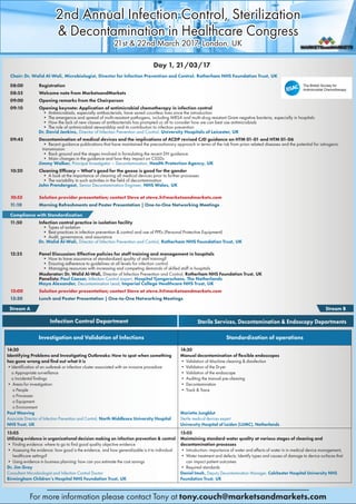 2nd Annual Infection Control, Sterilization and Decontamination in ...