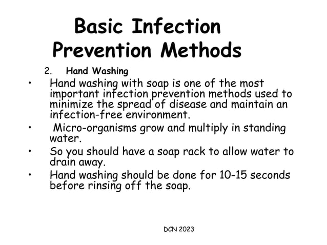 infection prevention and control in hospitals | PPT