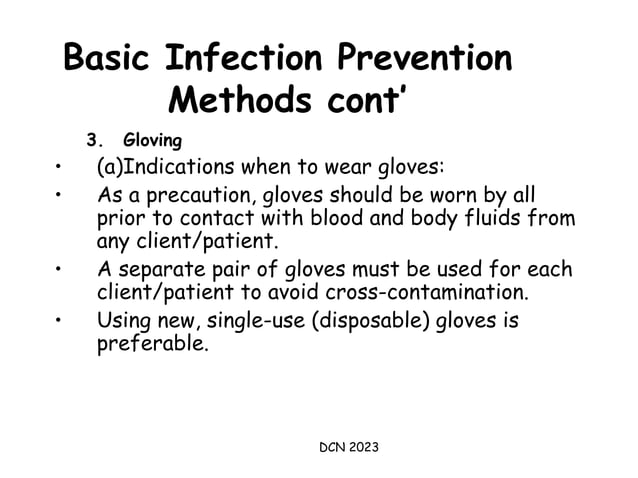infection prevention and control in hospitals | PPT