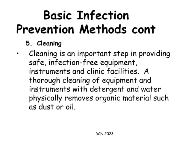 infection prevention and control in hospitals | PPT