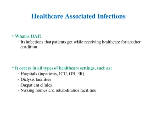 Infection control and hygiene protocols in Healthcare | PPTX