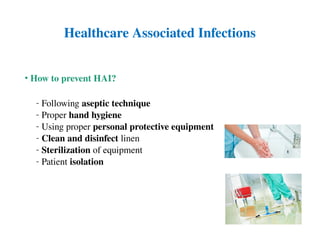 Infection control and hygiene protocols in Healthcare | PPTX