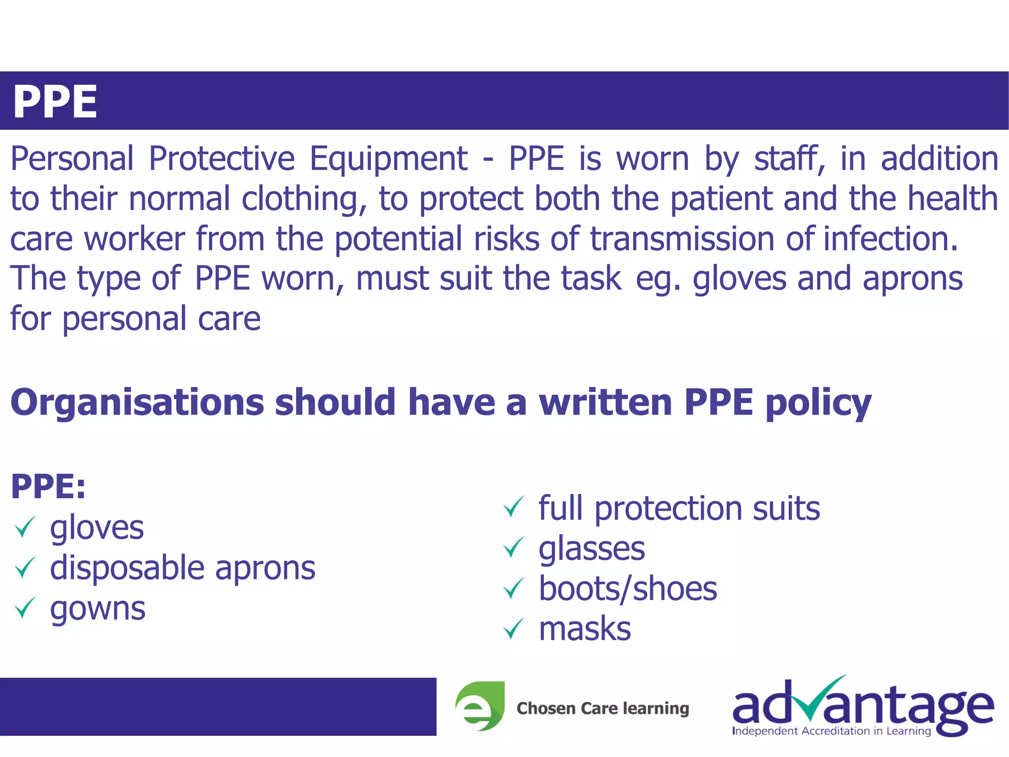 Infection control and prevention | PDF