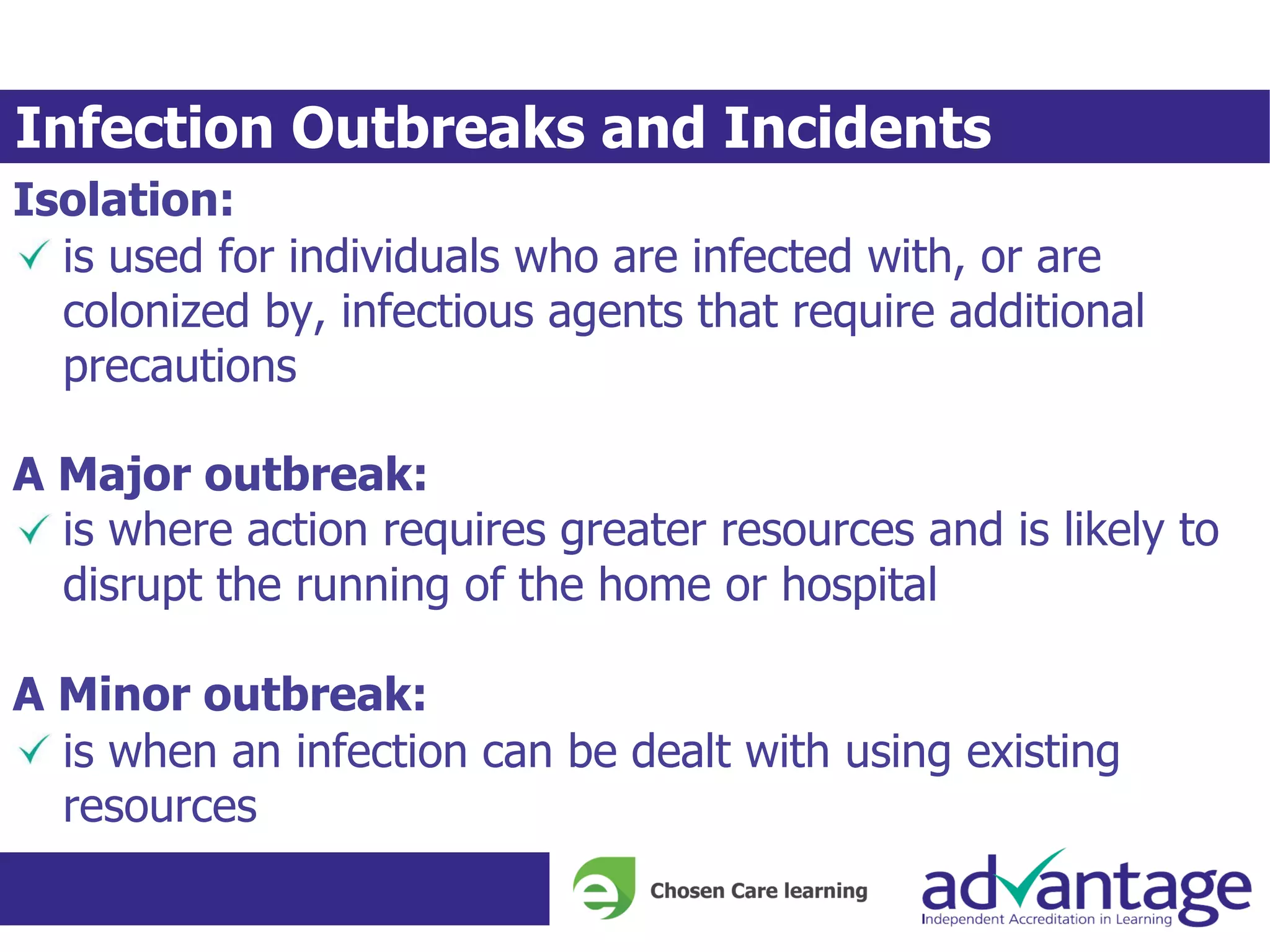 Infection control and prevention | PDF