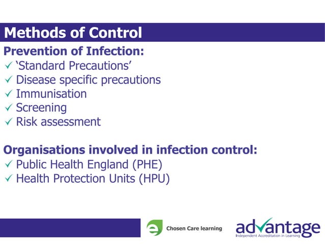 Infection control and prevention | PDF | Infectious Diseases | Diseases ...