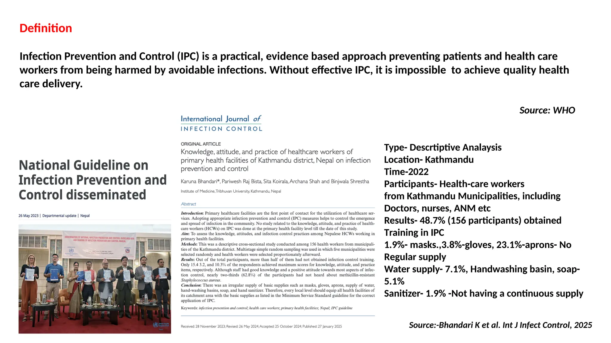 Infection Control and Prevention.pptx By Dr Sher Bahadur Pun-2025.pptx