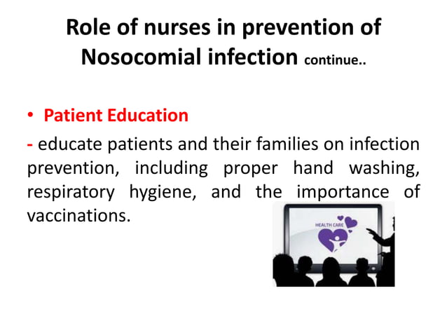 Infection control and prevention, Nosocomial infection & universal ...