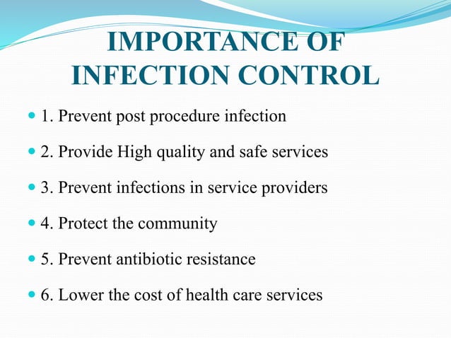 Infection control and safety measures | PPTX