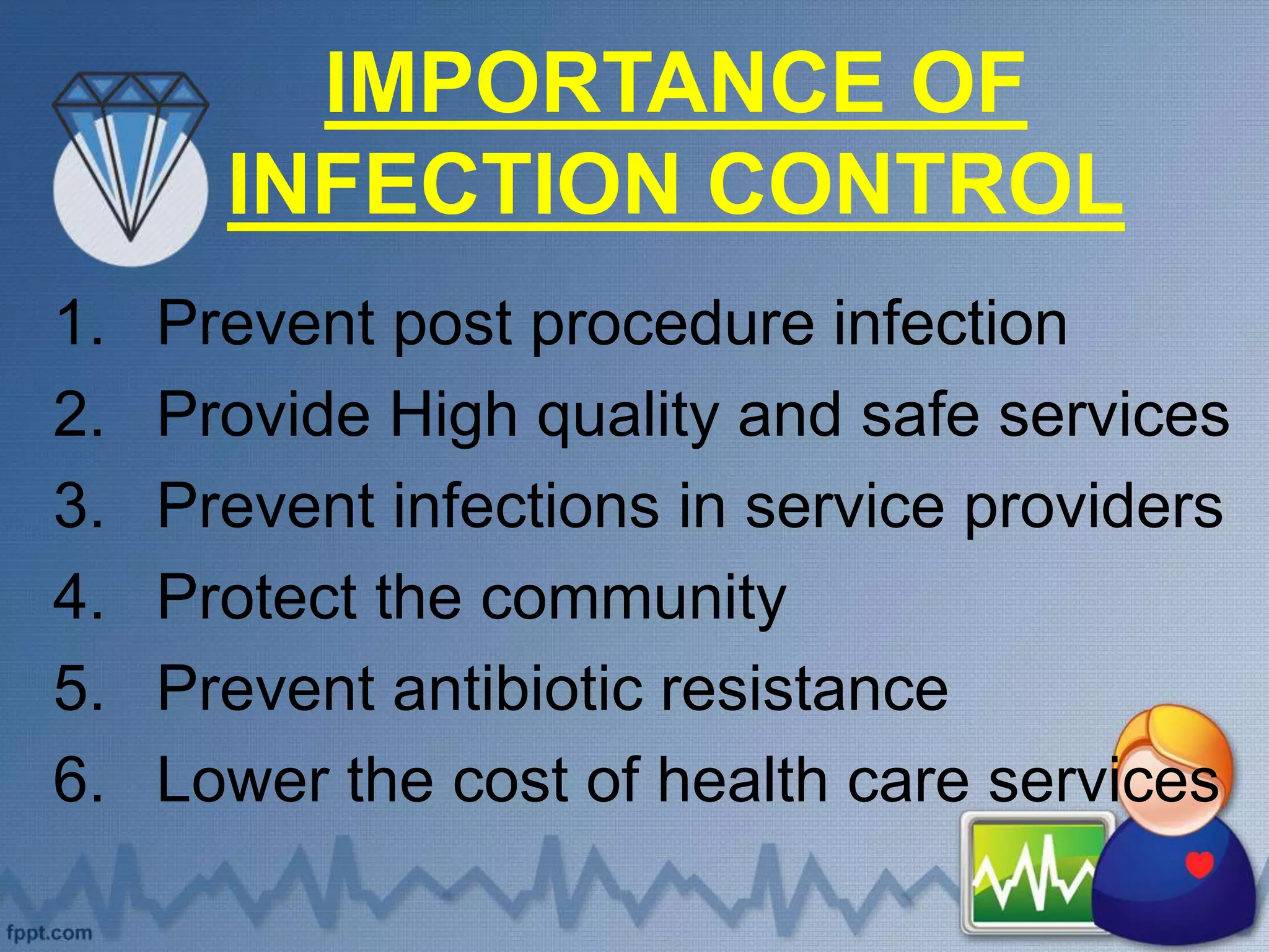 Infection control and safety measurs | PPTX