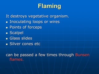 infection control and sterlization, nethod of sterilization. | PPT