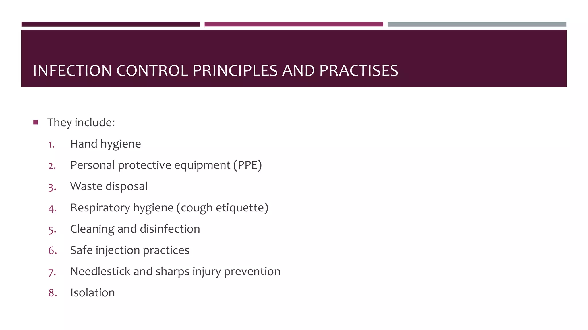Infection Prevention and Control in Hospitals by Dr Dele | PDF