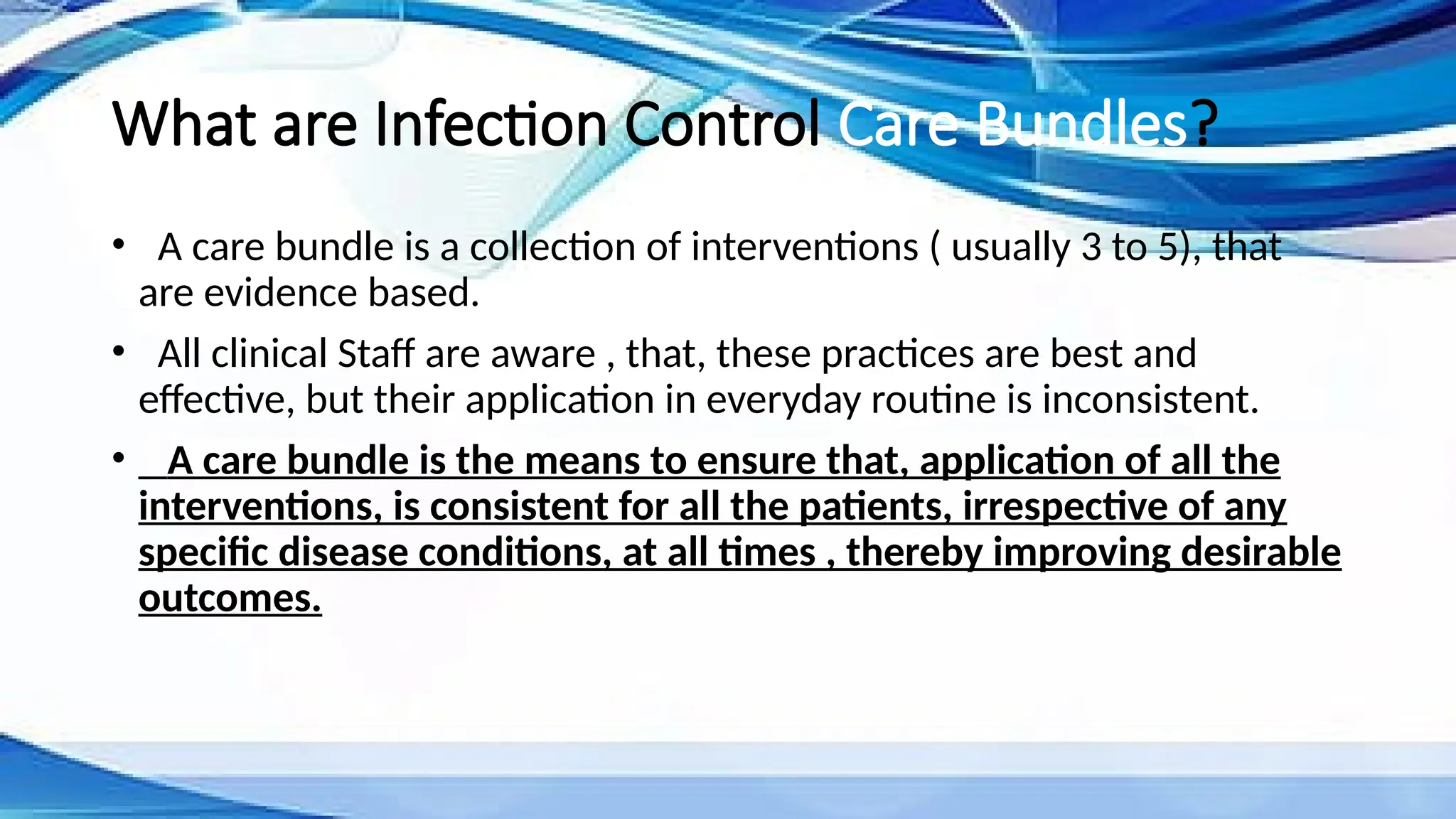 Infection Control Care Bundles.ppt-Grace | PPTX