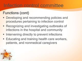Infection control comitte | PPTX