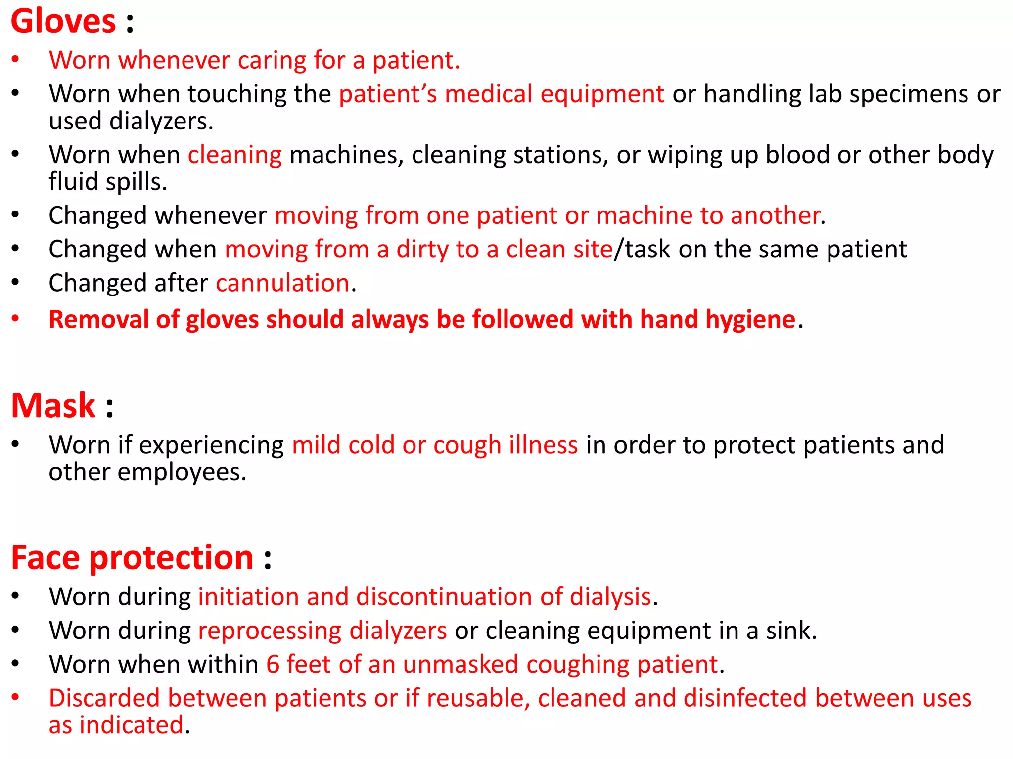 Infection control for_hemodialysis_facilities | PDF