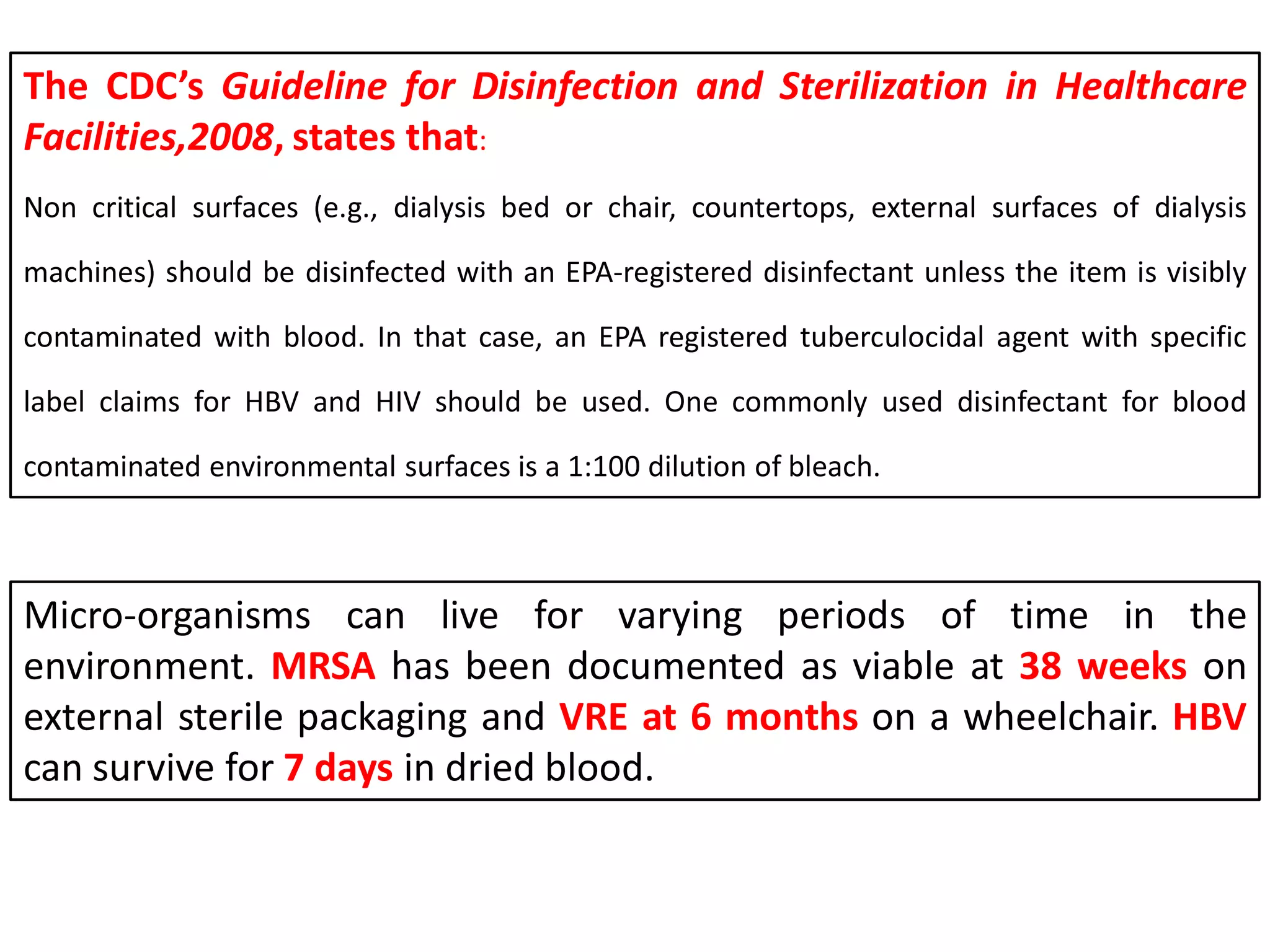 Infection control for_hemodialysis_facilities | PDF