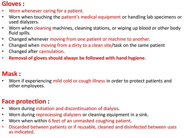 Infection control for_hemodialysis_facilities | PDF
