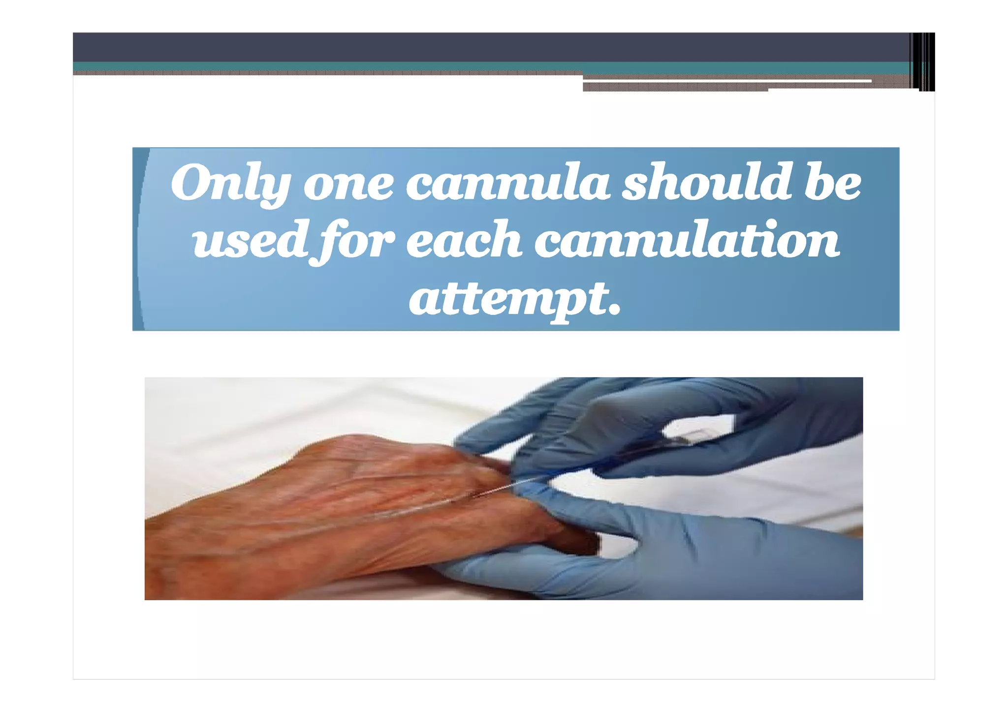 Infection control guidelines for Prevention of Peripheral Venous ...