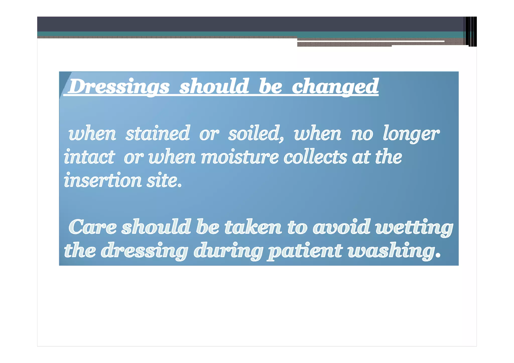 Infection control guidelines for Prevention of Peripheral Venous ...