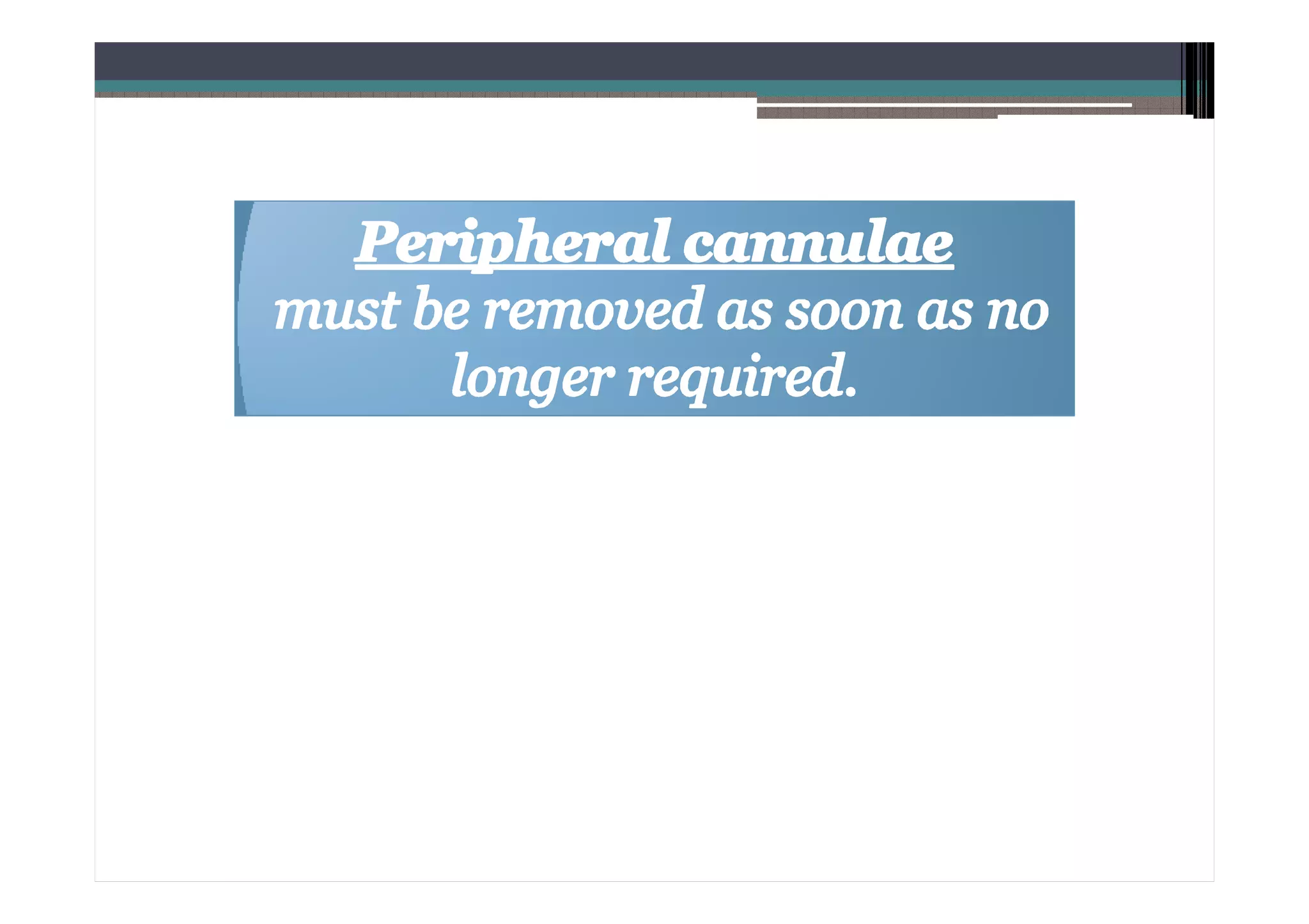 Infection control guidelines for Prevention of Peripheral Venous ...