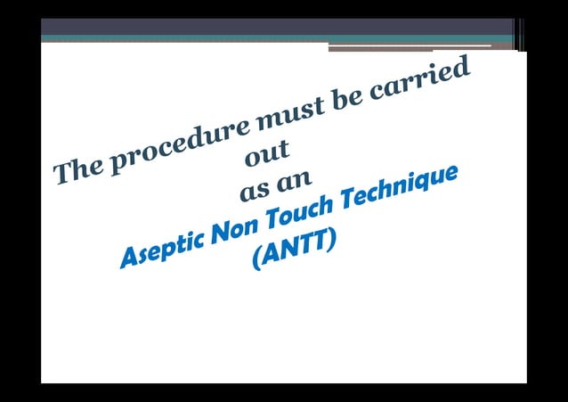 Infection control guidelines for Prevention of Peripheral Venous ...
