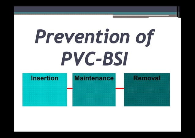 Infection control guidelines for Prevention of Peripheral Venous ...