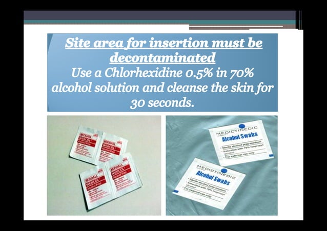 Infection control guidelines for Prevention of Peripheral Venous ...