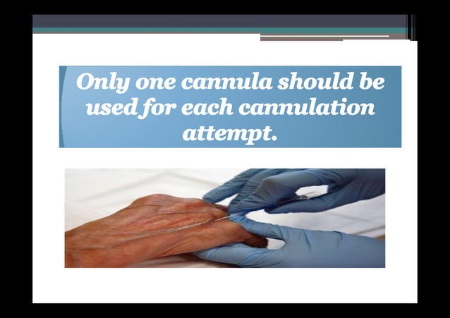 Infection control guidelines for Prevention of Peripheral Venous ...