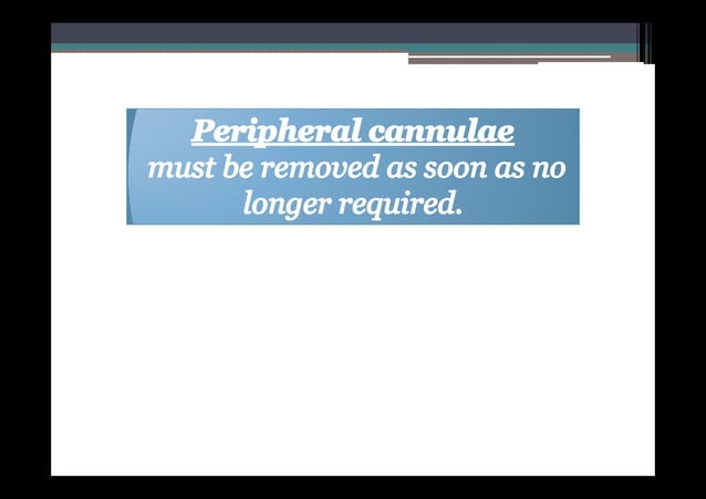 Infection control guidelines for Prevention of Peripheral Venous ...