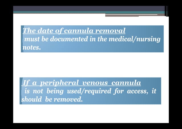 Infection control guidelines for Prevention of Peripheral Venous ...
