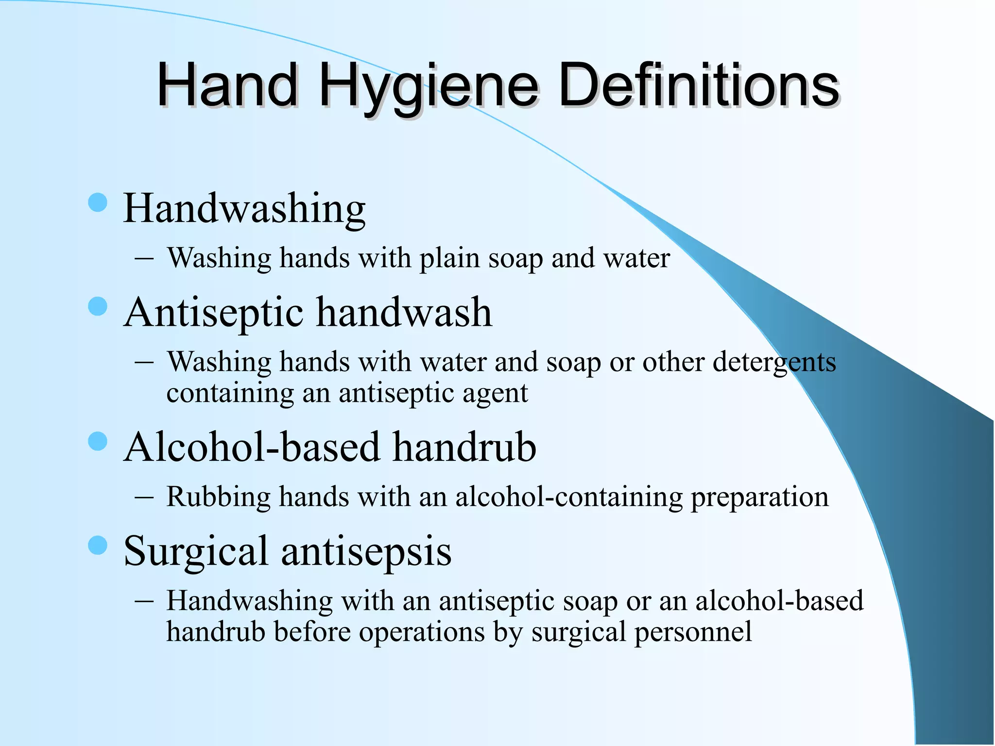 Infection control in dental clinic and management of sterile and ...