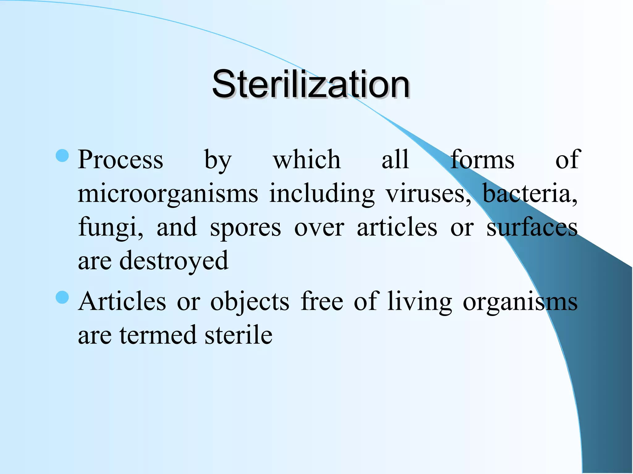 Infection control in dental clinic and management of sterile and ...