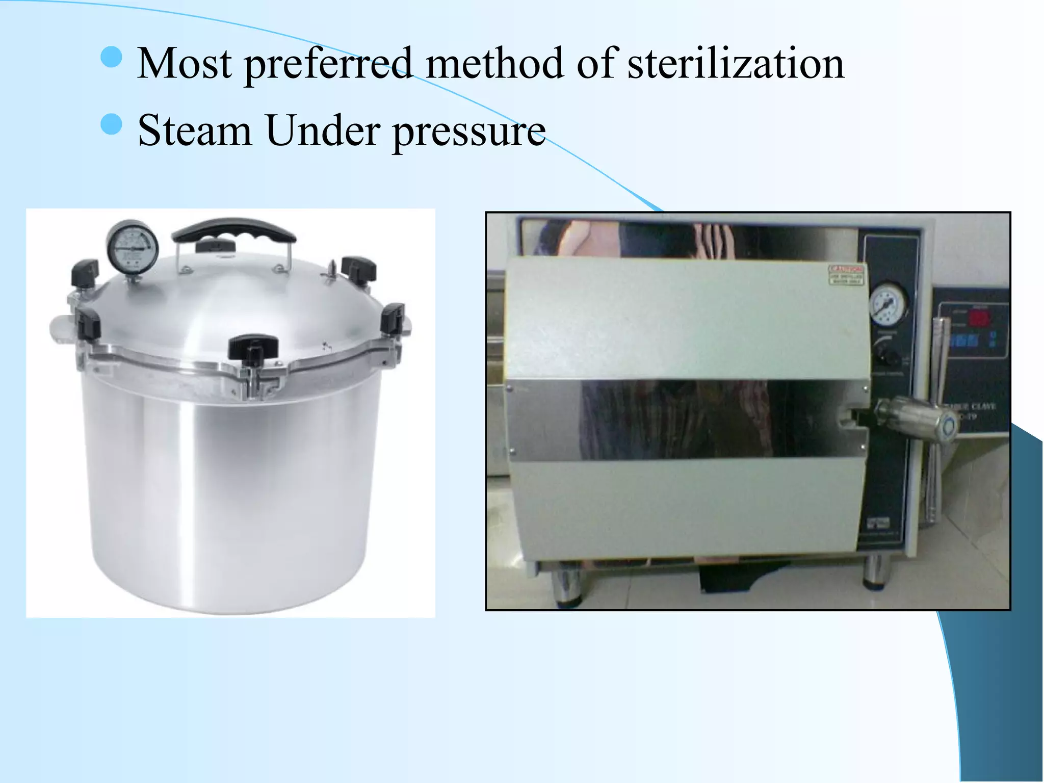 Infection control in dental clinic and management of sterile and ...