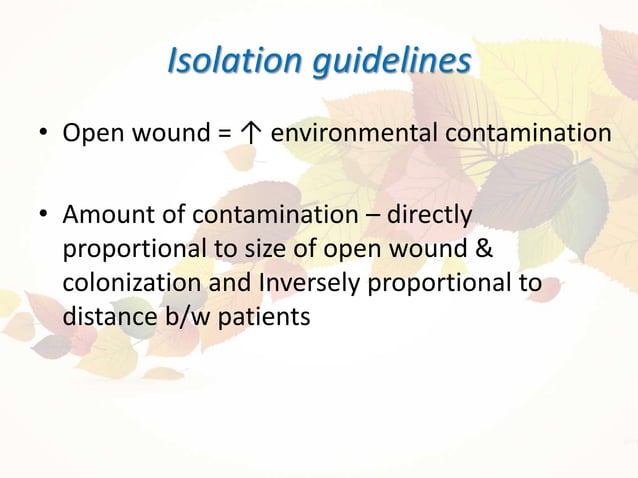 Infection control in burn icu | PPTX