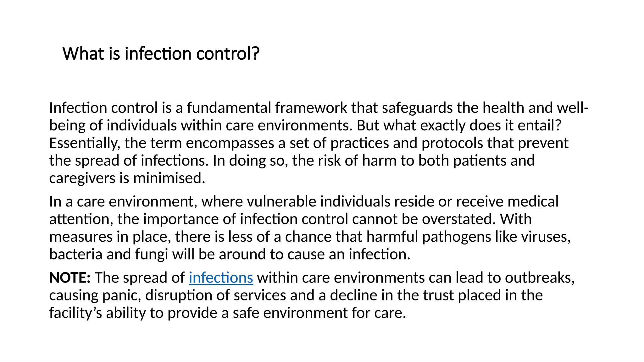 Infection Control in Care Environments (1).pptx