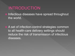 Infection control in community setting | PPTX