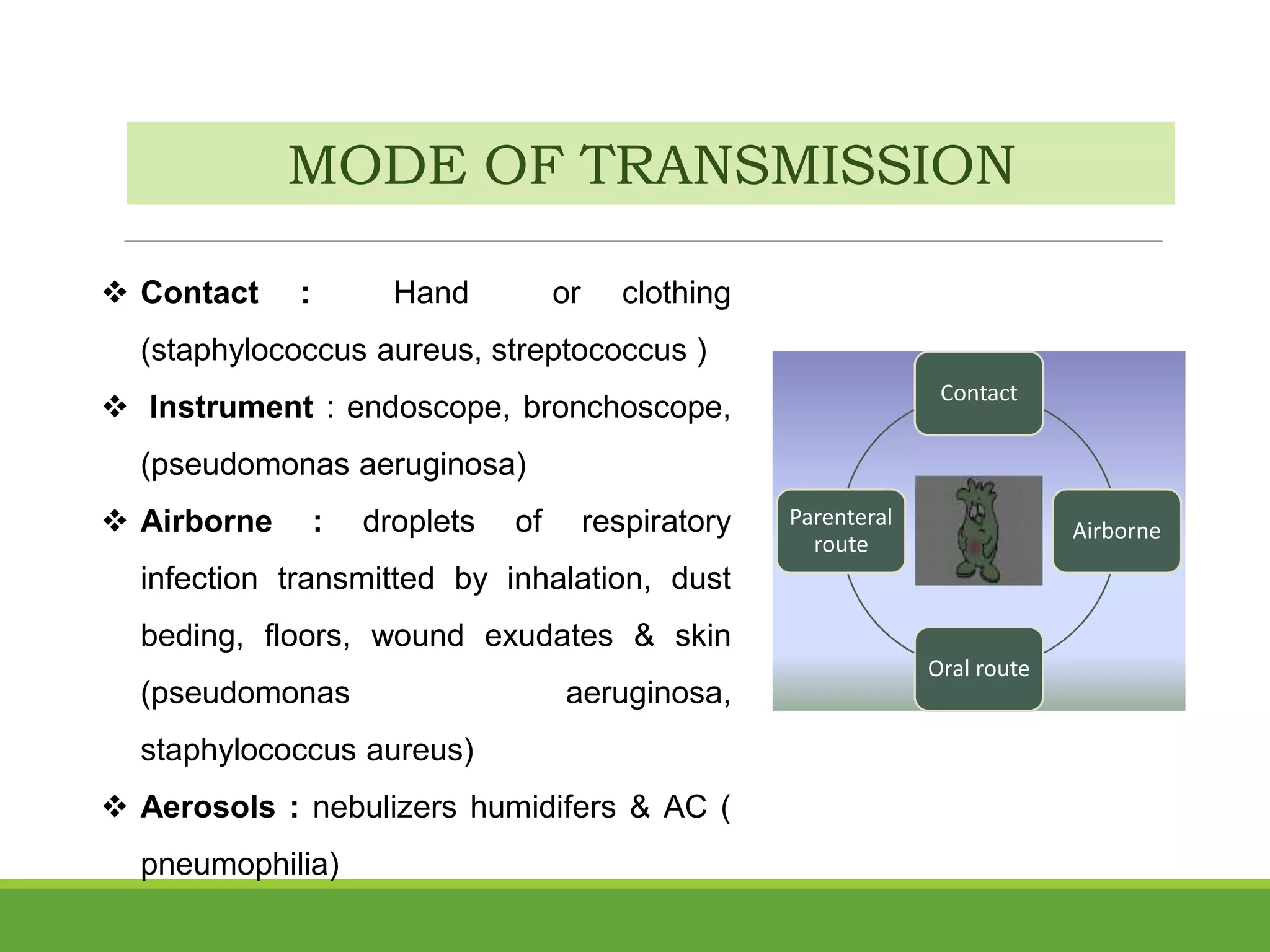 Infection control in critical care units | PPTX