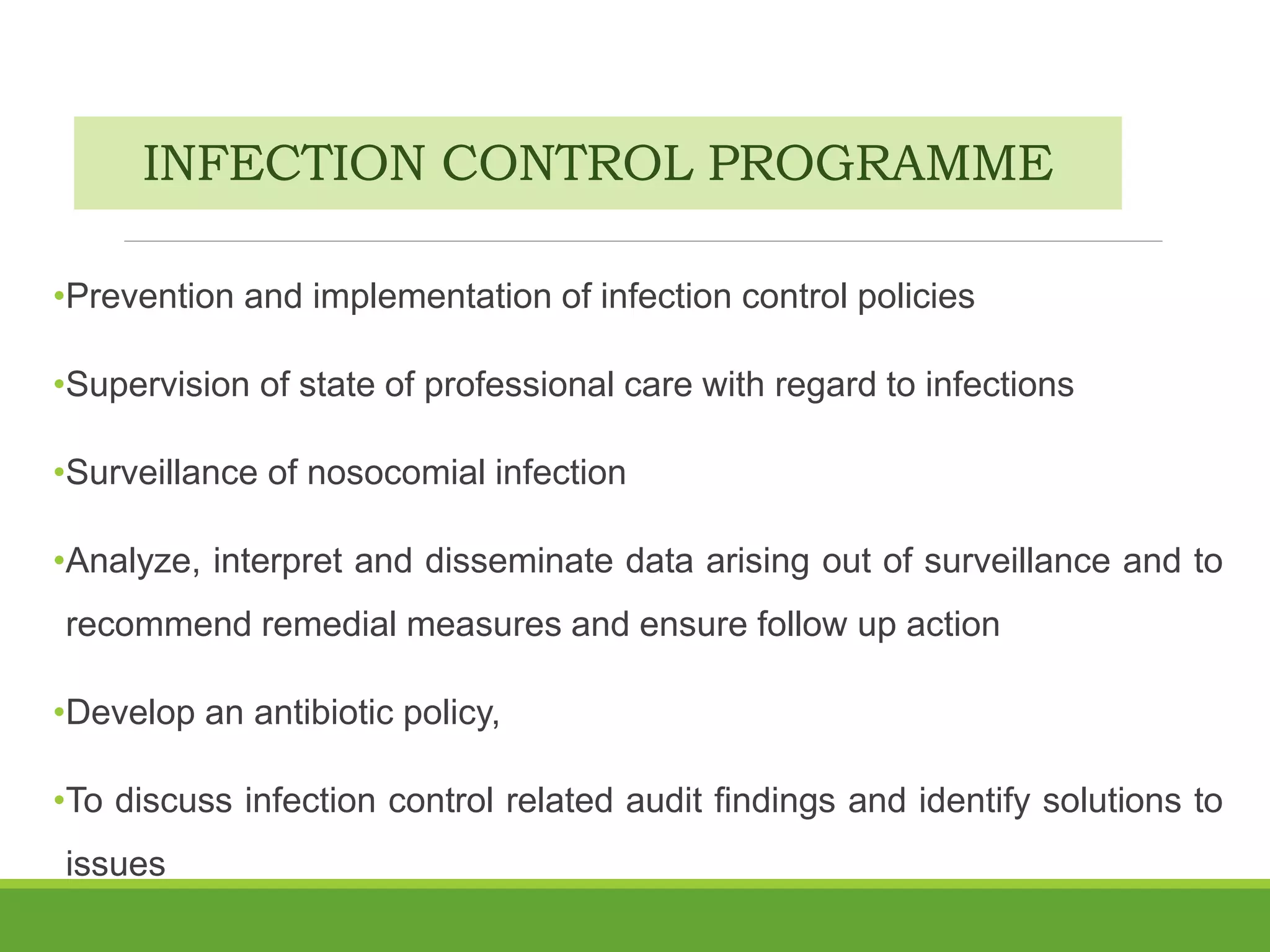 Infection control in critical care units | PPTX